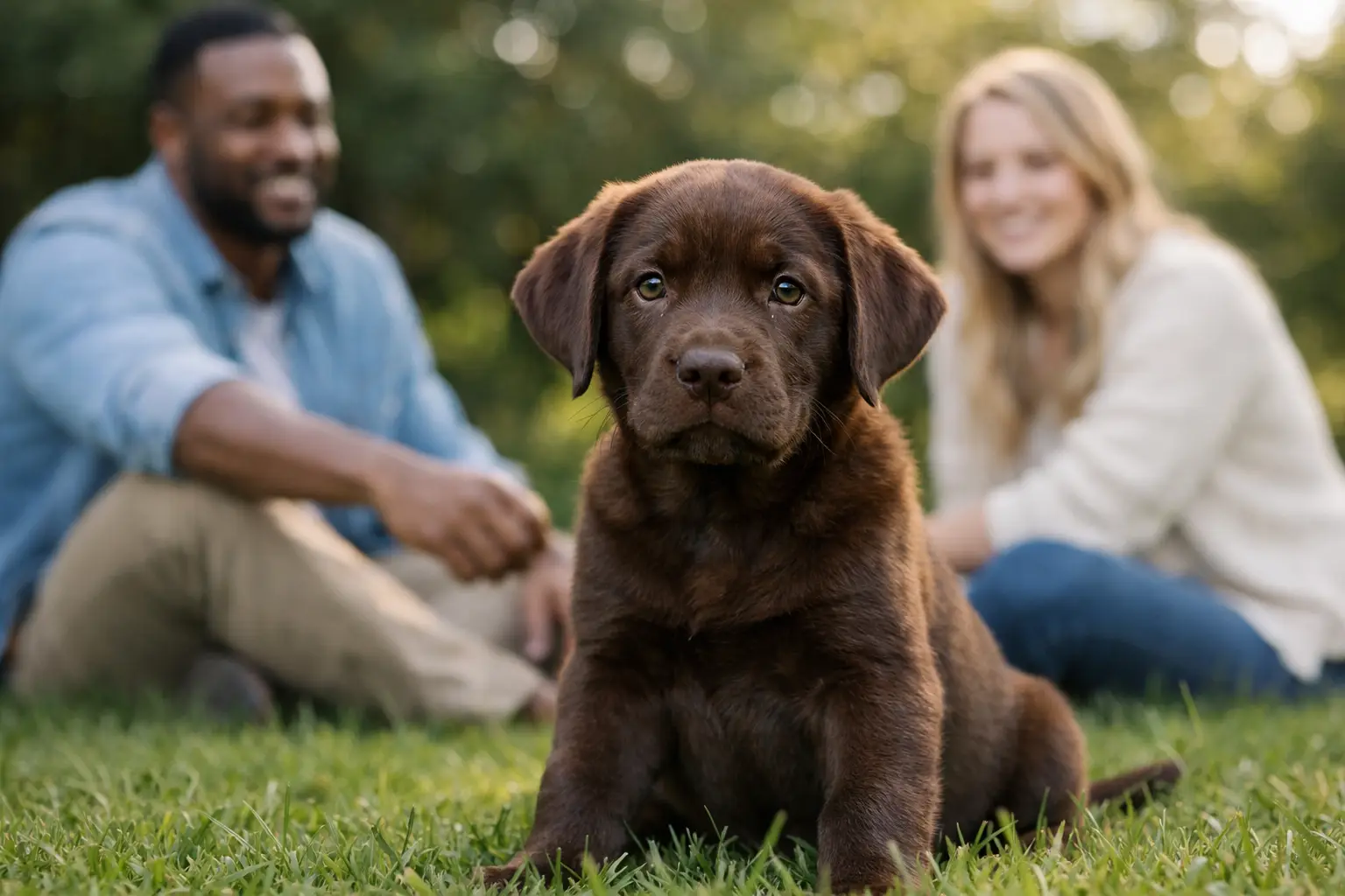 Chocolate Labrador Puppy Temperament Explained - Lucky Labs Breeders
